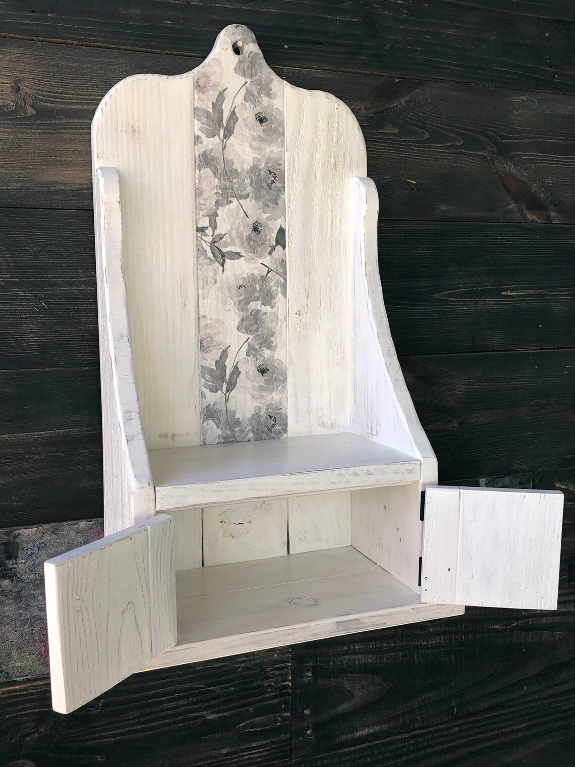 Wood Tabletop Cabinet Shelf W/storage Display Shelf Cabinet - Etsy