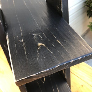 Wooden Ladder Plant Stand, Tabletop Plant Stand, Tiered Tray Stand ...