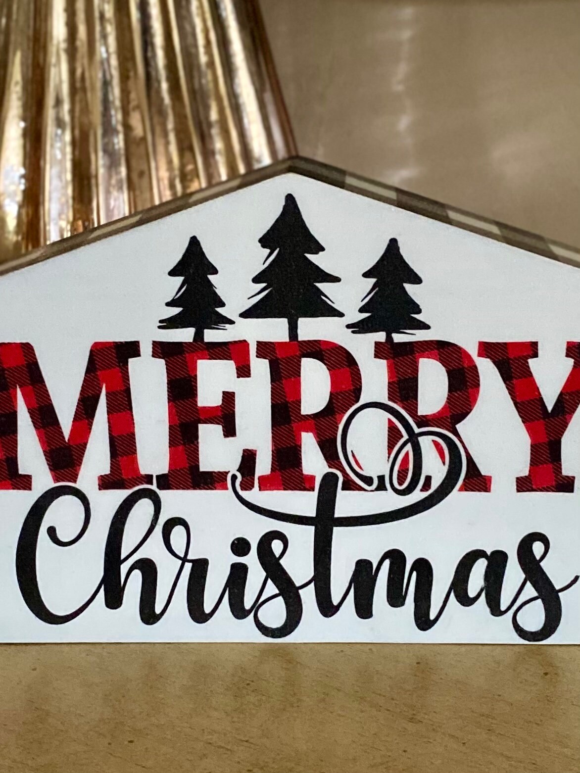 Farmhouse Christmas Sign, Winter/christmas Tiered Tray Decor, Winter ...