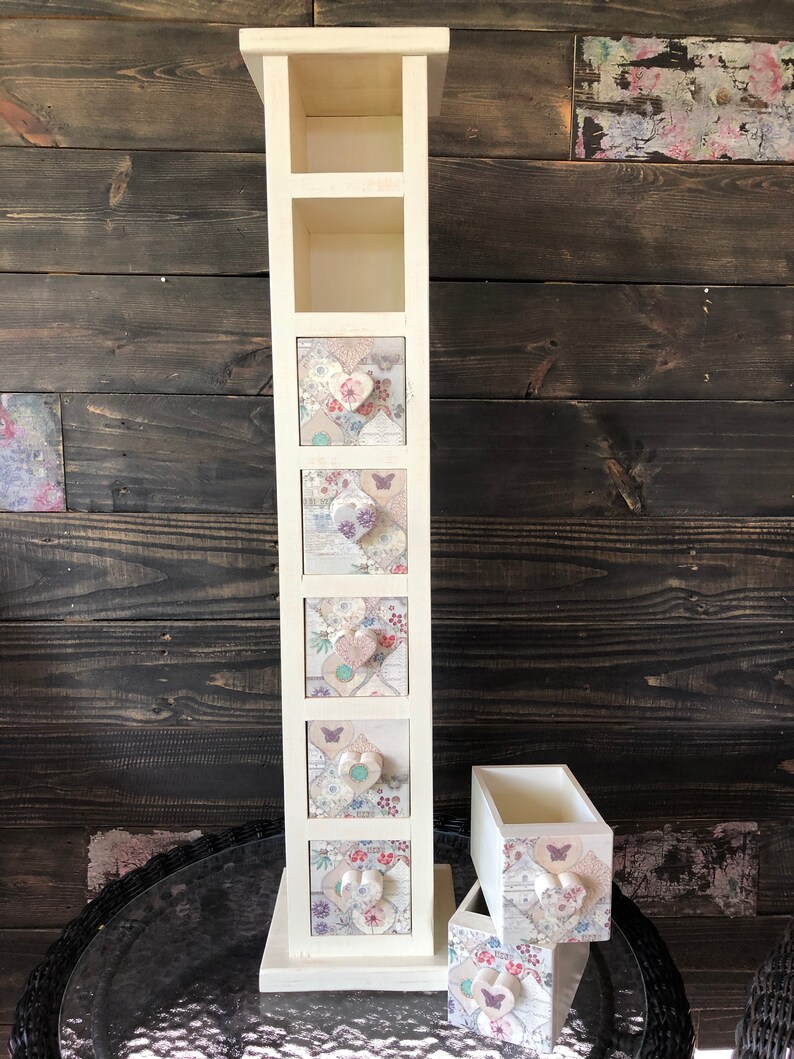 Mini Chest of Drawers, Wooden Chest of Drawers, Tabletop Cabinet ...