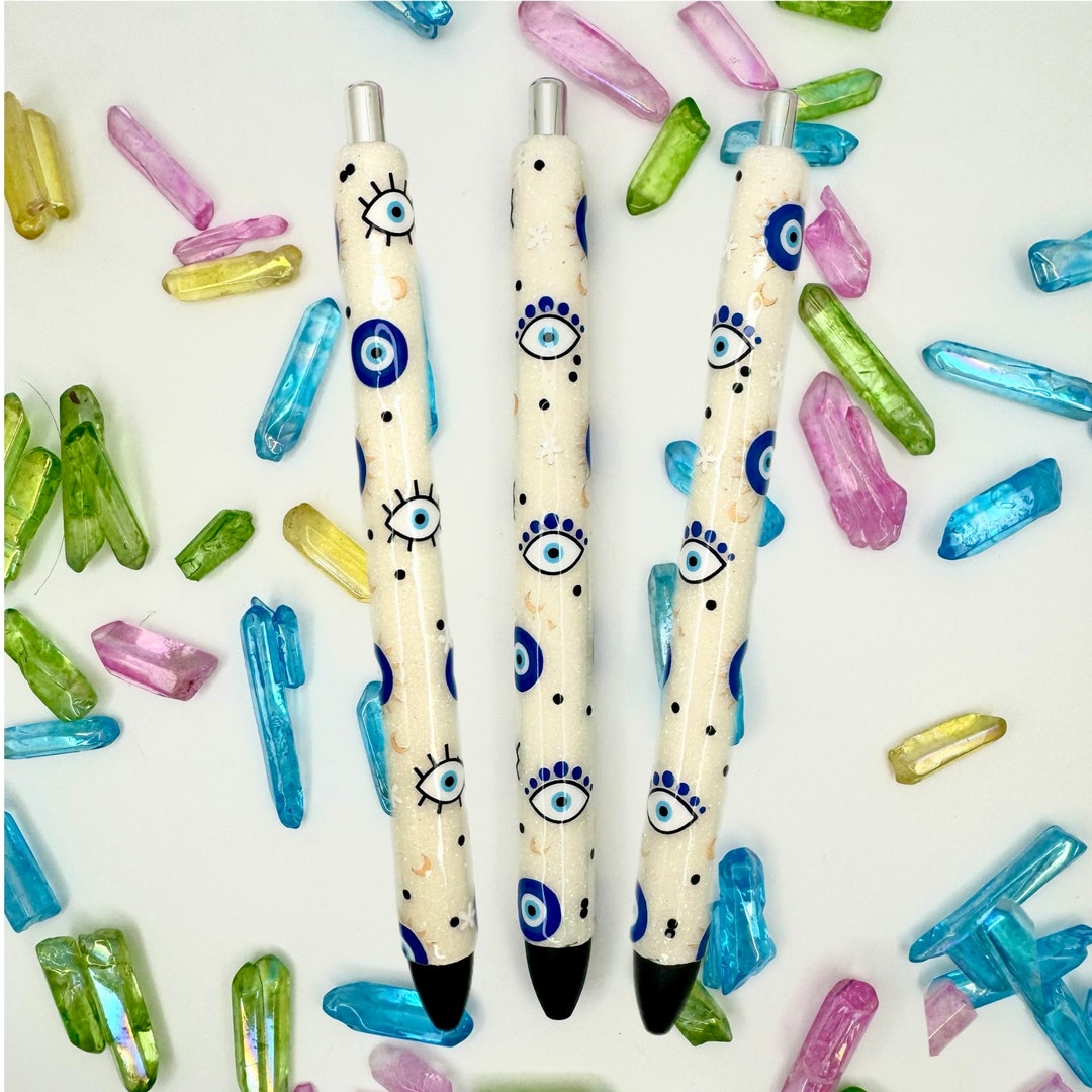 Evil Eye Glitter Pen, Magic Witch Glitter, Halloween Pen, Spooky Season ...