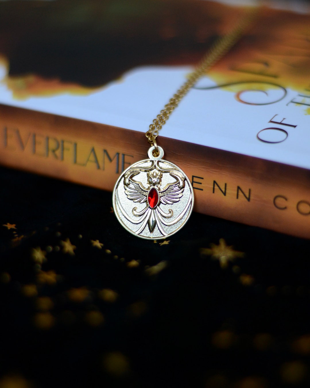 Diem Bellator's Phoenix Pendant, Necklace and Keychain - the Kindred's Curse Saga by Penn Cole ...