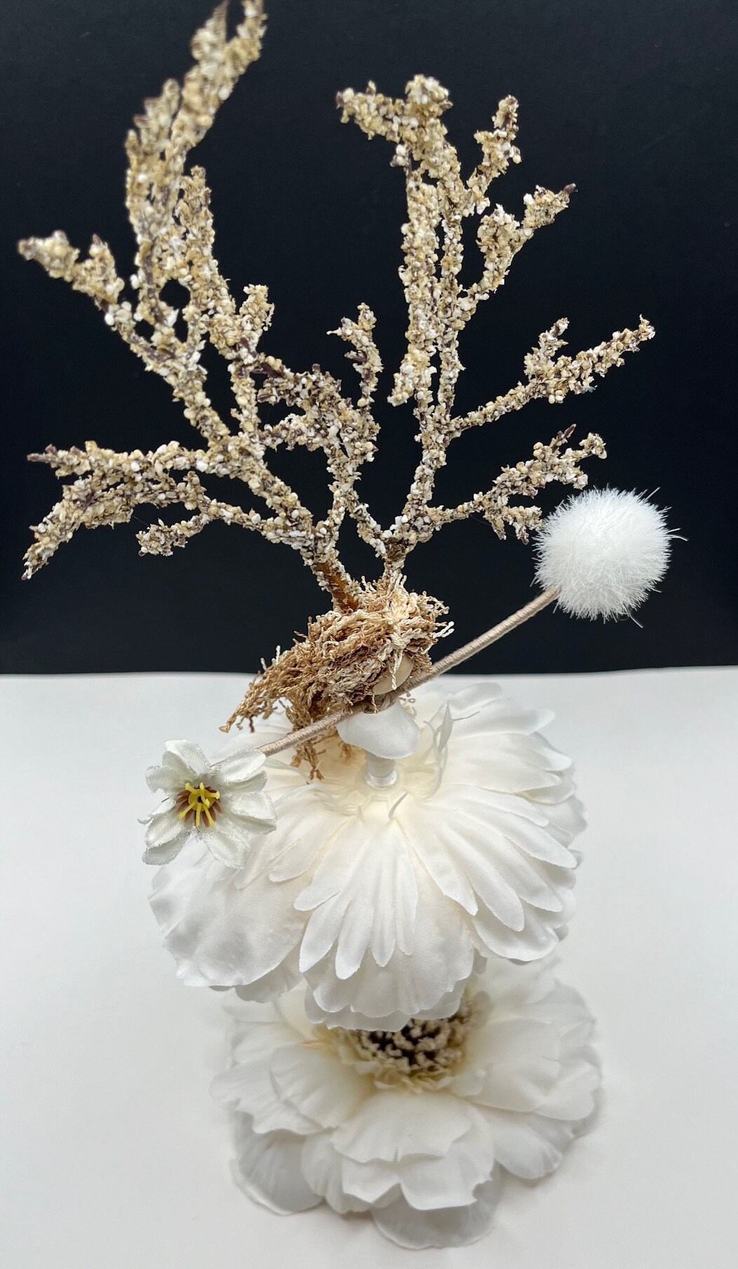 Handmade Fairy Doll, Art Doll, Fairy Figurine, Heather Floral, OOAK ...
