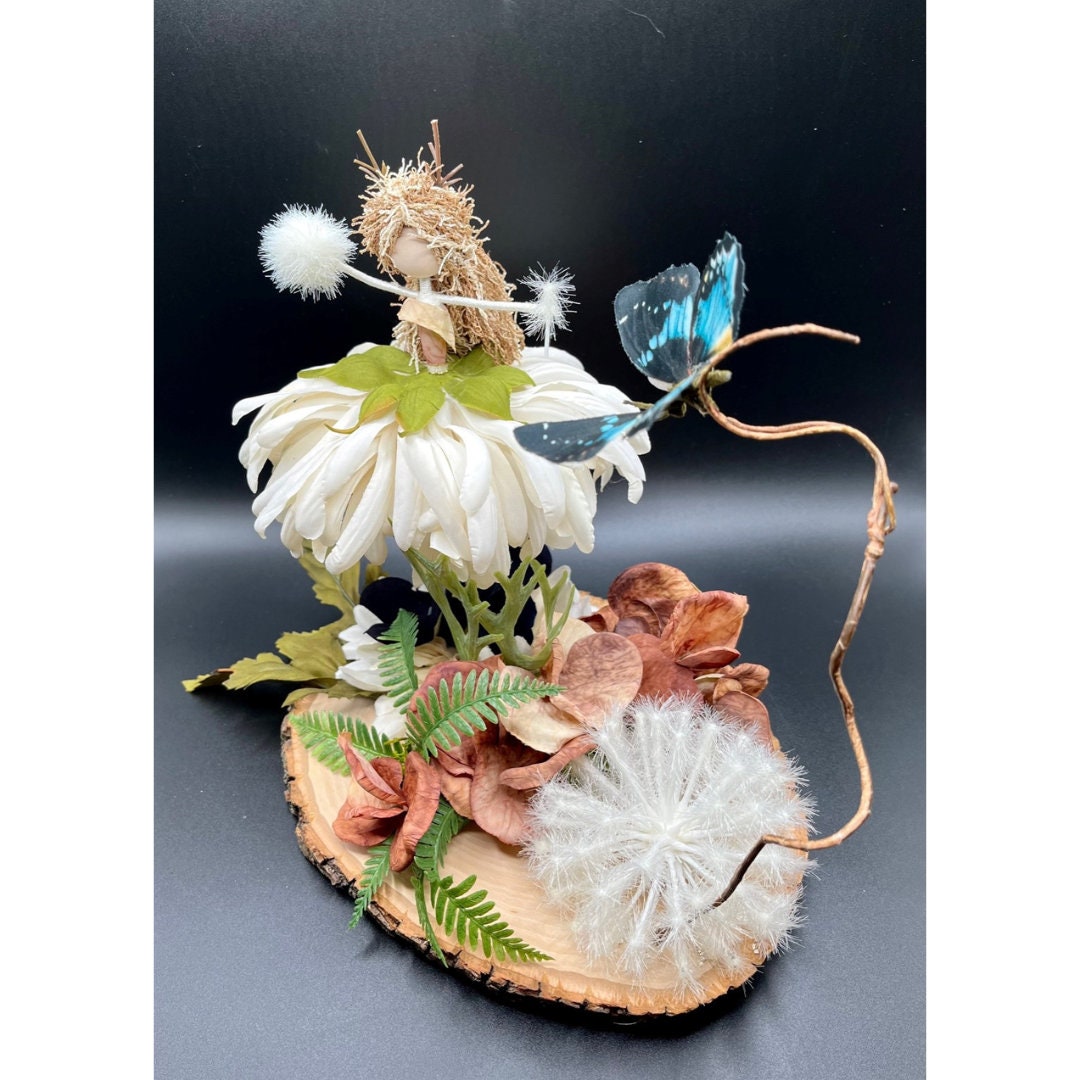 Handmade Fairy, Ooak Doll, Butterfly Fairy, Dandelion Fairy, Forest ...