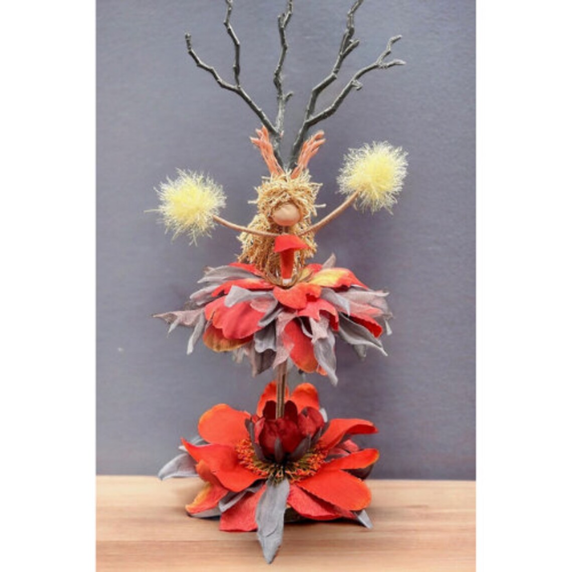 Enchanted Stick Fairy, OOAK Doll, Handmade Art Doll, Twig Witch Fairy ...