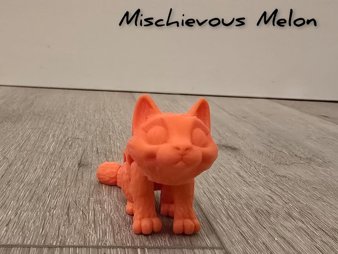 Paint Your Own Mini Cat | Articulated Mini Cat Fidget Toy, Desk Toy ...