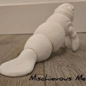 Paint Your Own Manatee | Articulated Manatee Fidget Toy, Desk Toy | Mat ...