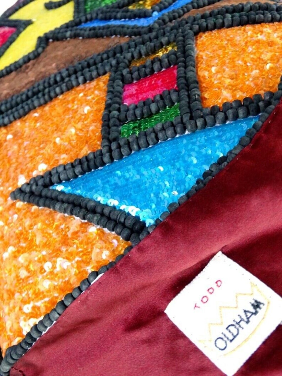 Designer Todd Oldham Couture VTG Holiday Party Sequined Skirt-a ...