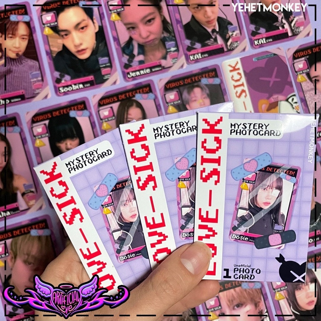 Multifandom- Artificial Love Lovesick Photocard (unofficial) - Etsy