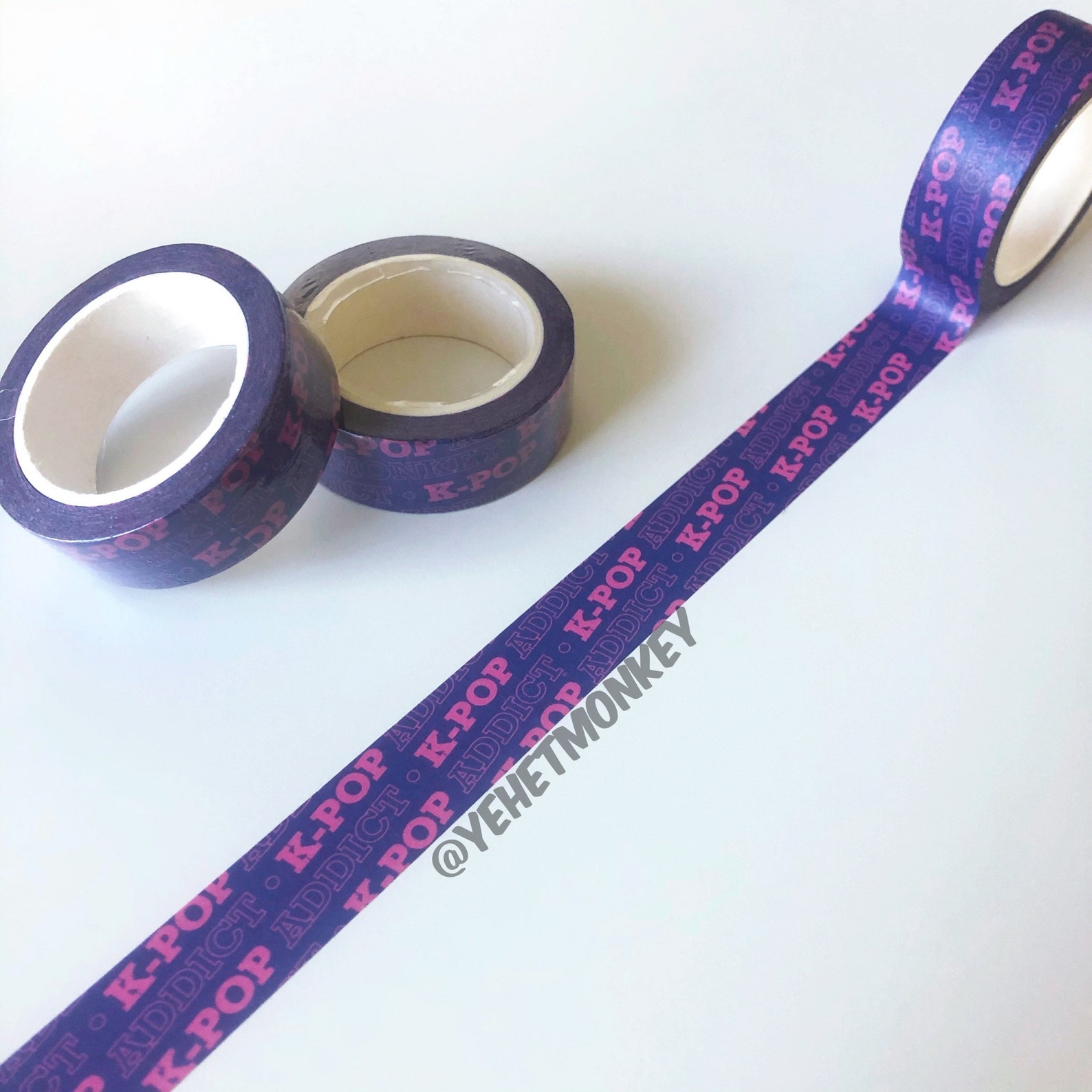 Kpop Addict Washi Tape | Etsy