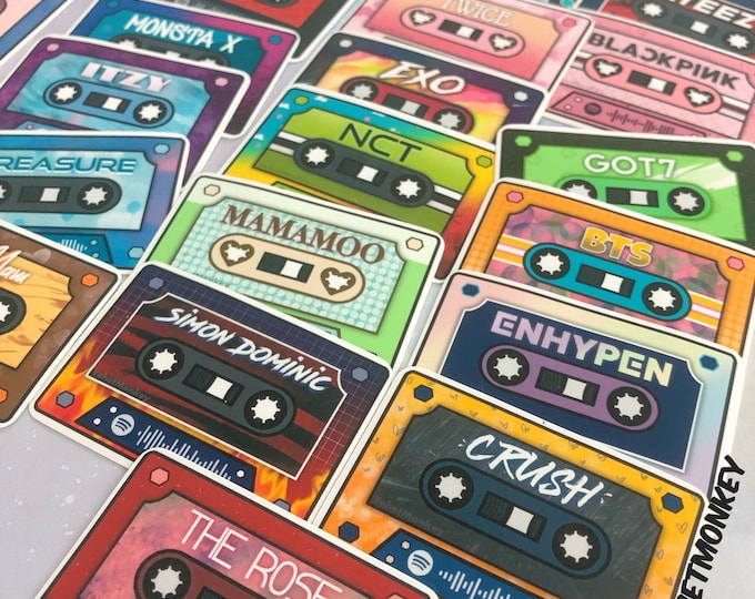 Kpop Logo Stickers - Etsy