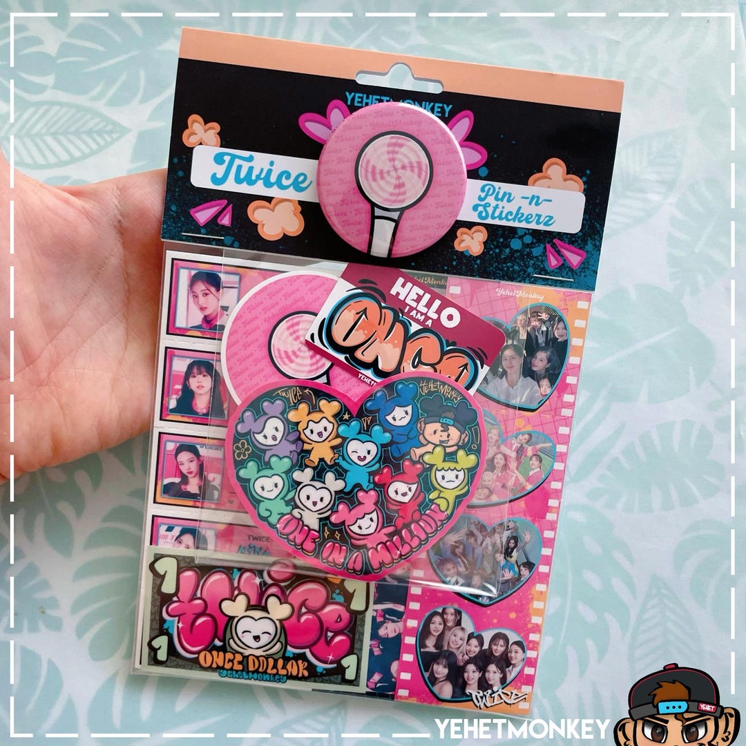 Twice Pin -n- Stickerz Set - Etsy