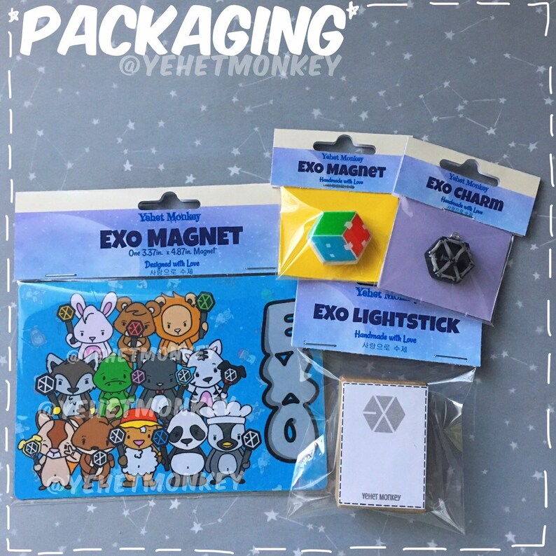 EXO Lightstick/Fanlight Charm | Etsy