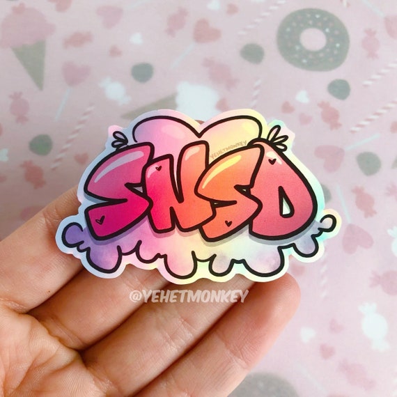 Girls Generation Holographic Sticker | Etsy