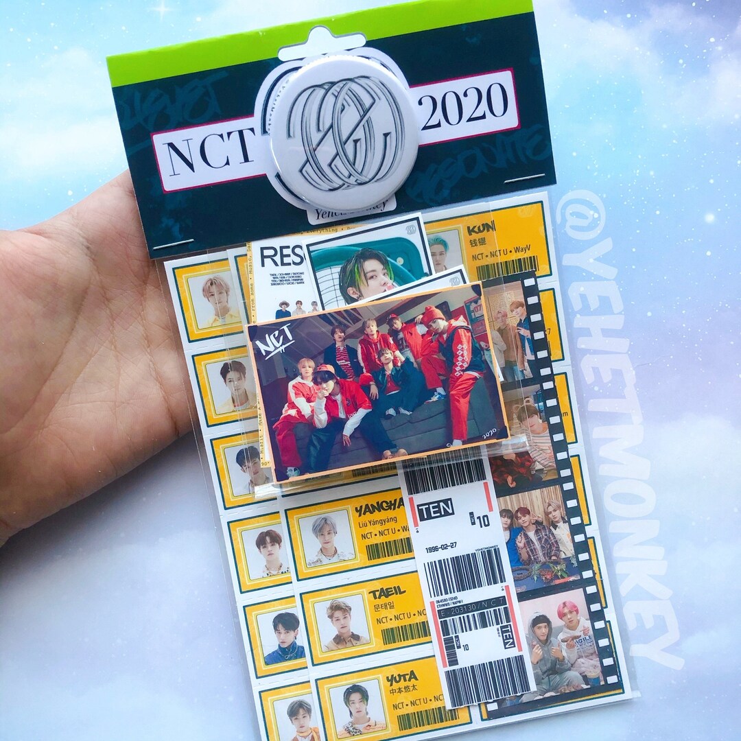 NCT NCT 2020 Pt. 2 Sticker & Pin Set Kpop - Etsy UK