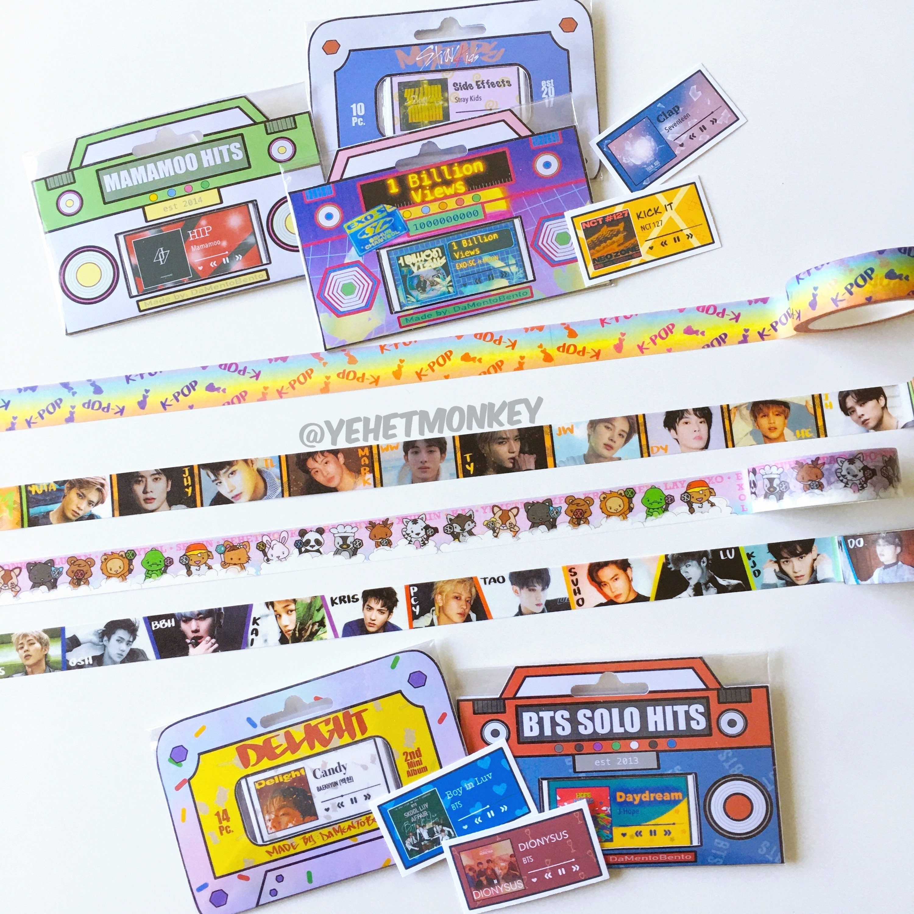 Kpop Addict Washi Tape | Etsy