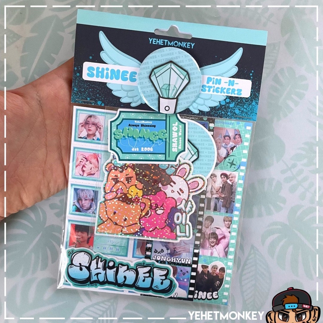 SHAWOL Pin -n- Stickerz Set - Etsy