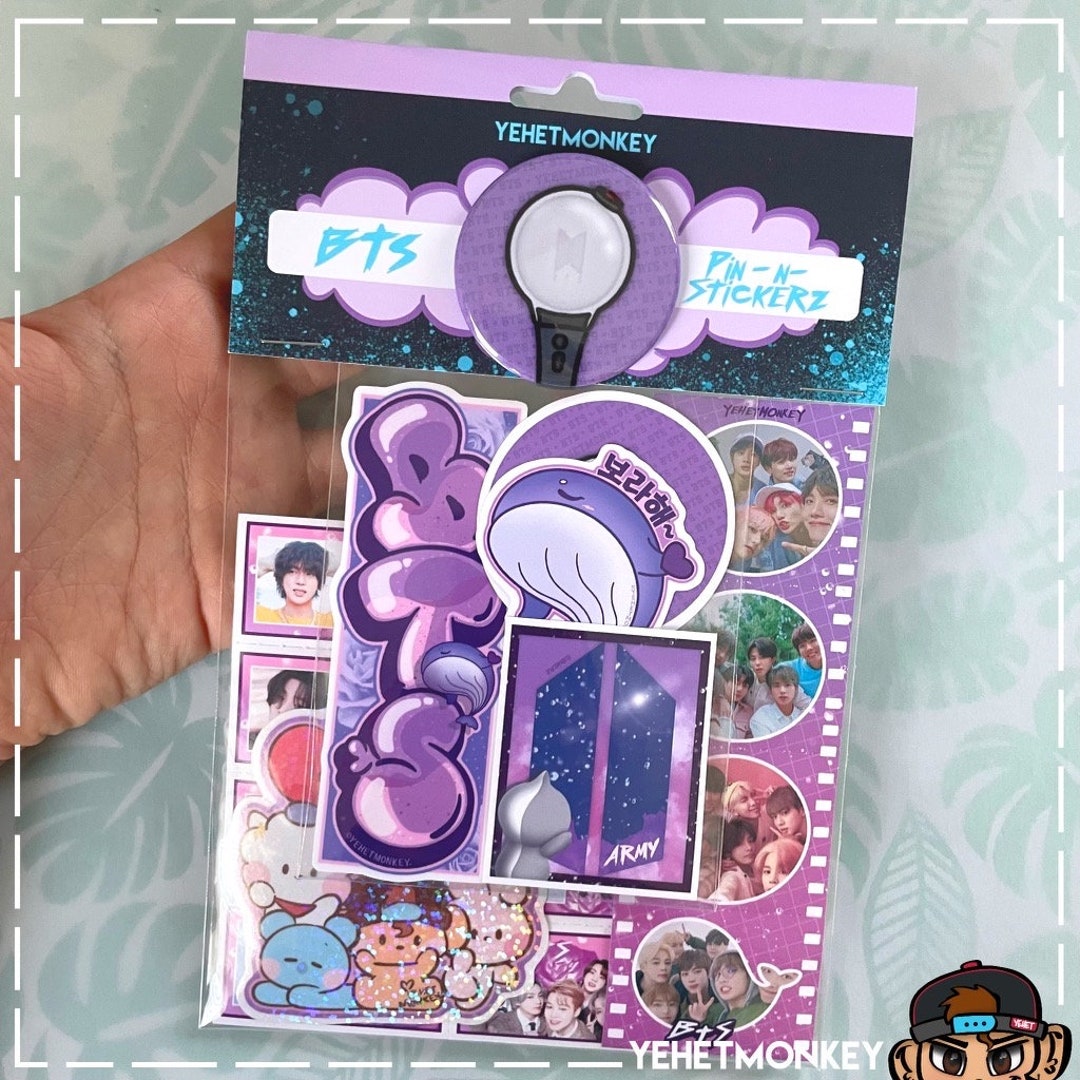 ARMY Pin -n- Stickerz Set - Etsy