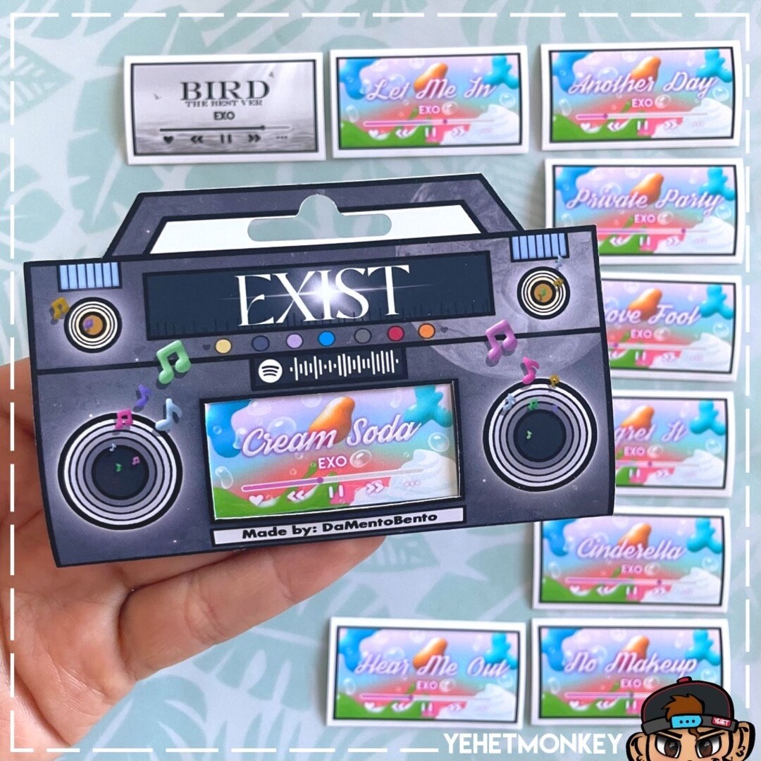 EXO- Exist Album Kpop Journal Stickers - Etsy