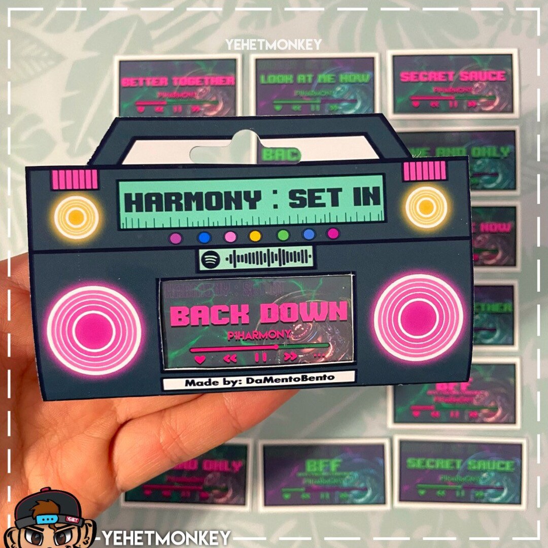 P1harmony Harmony: Set in Album Kpop Journal Stickers - Etsy UK