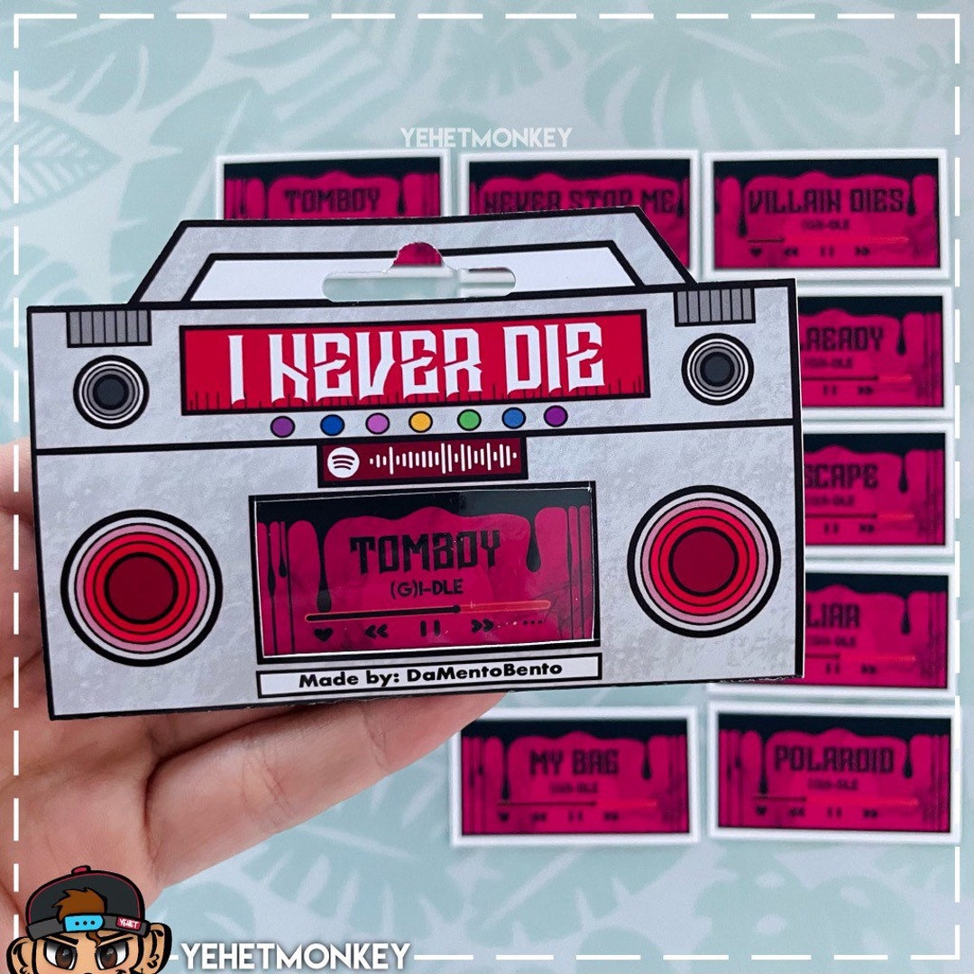 Idle- I Never Die Album Kpop Journal Stickers - Etsy