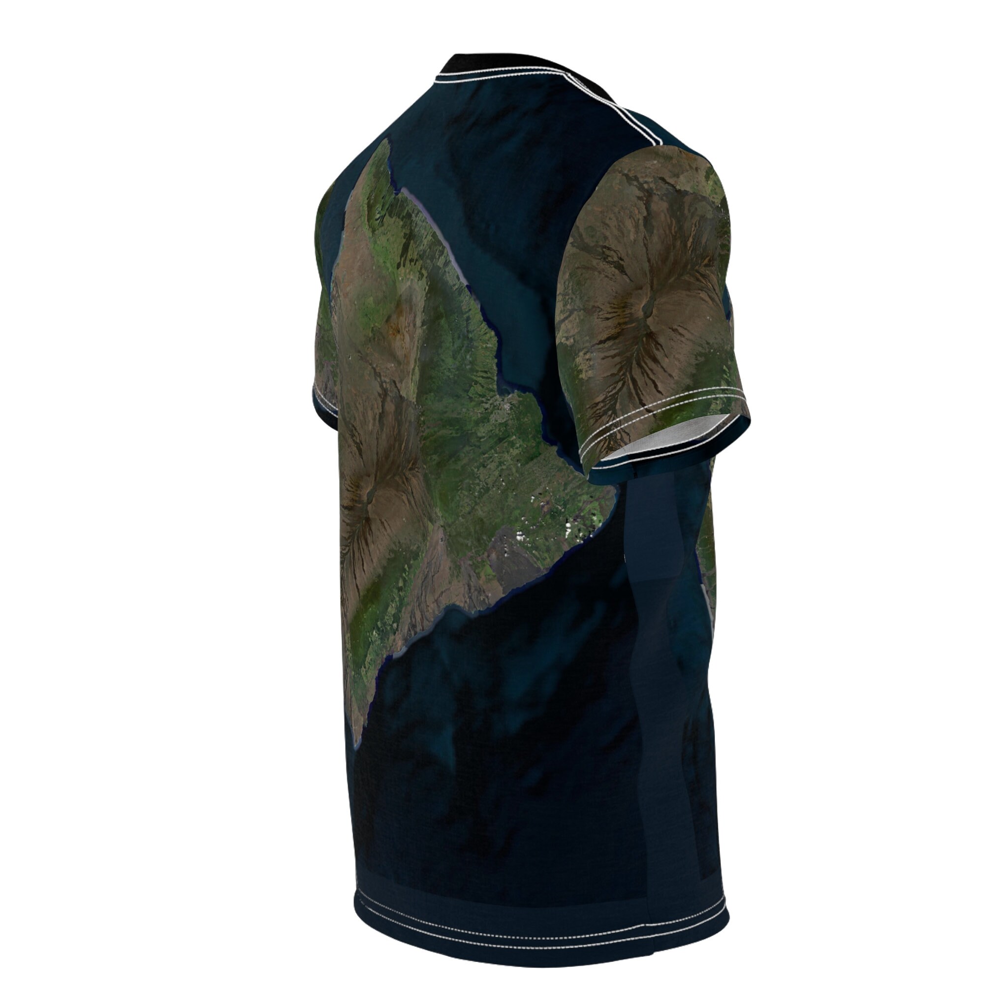 Hawai'i Volcanoes National Park, Hawaii. Map T-shirt, Unisex Men Women ...