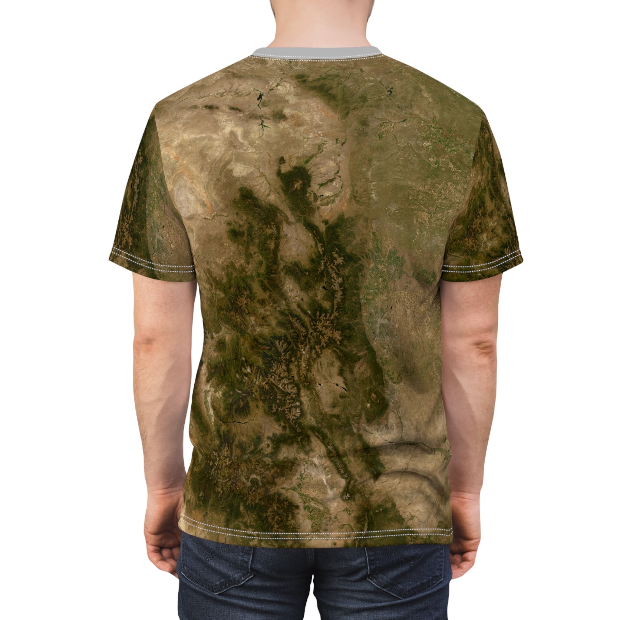 Rocky Mountain National Park, Colorado Map T-shirt, Unisex Men Women ...