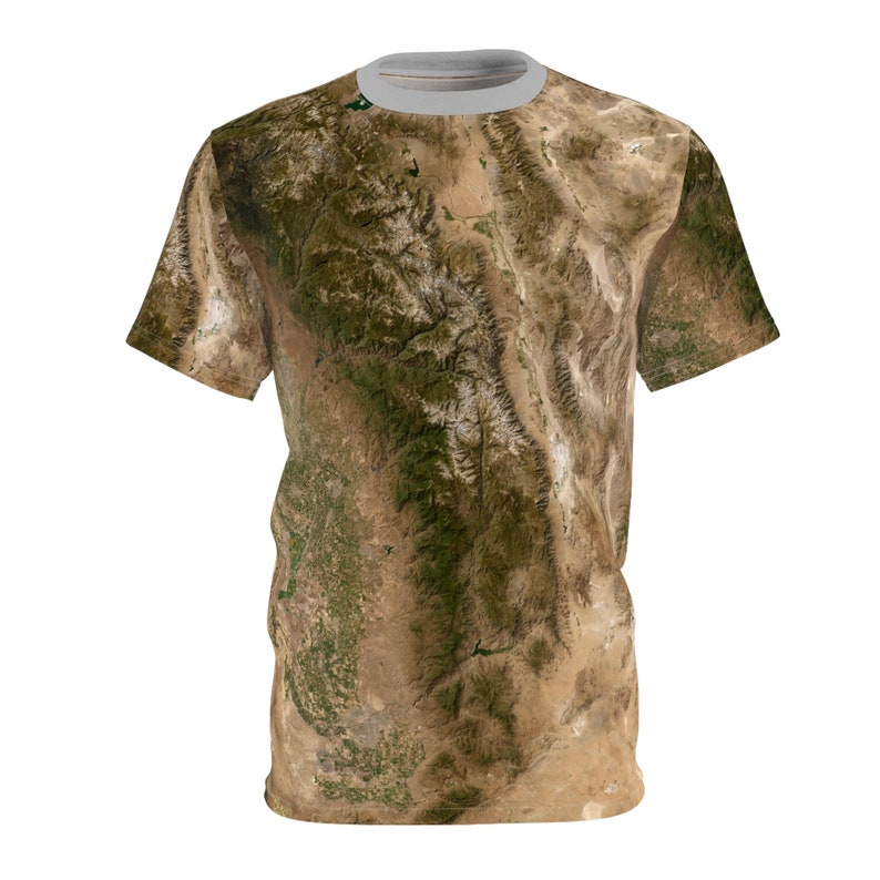 Sequoia National Park, California Map T-shirt, Unisex Men Women Tshirt ...