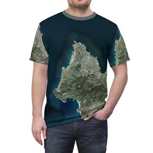 Monterey, California Map T-shirt, Unisex Men Women Tshirt Tee ...