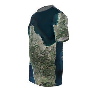 Monterey, California Map T-shirt, Unisex Men Women Tshirt Tee ...