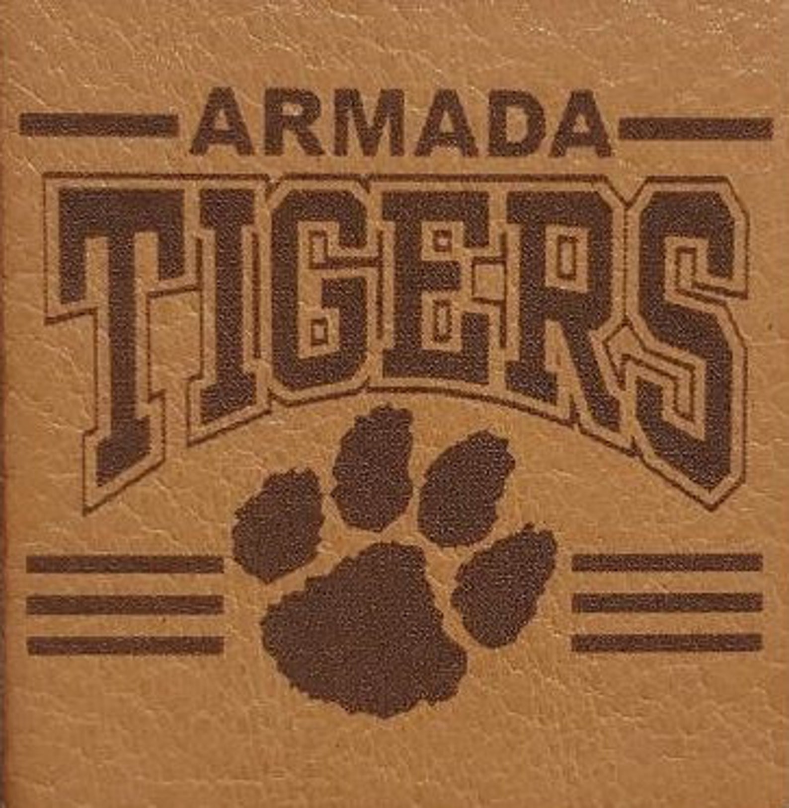 Armada Tigers Leather Patch Chunk Twist Cuffed Beanie - Etsy