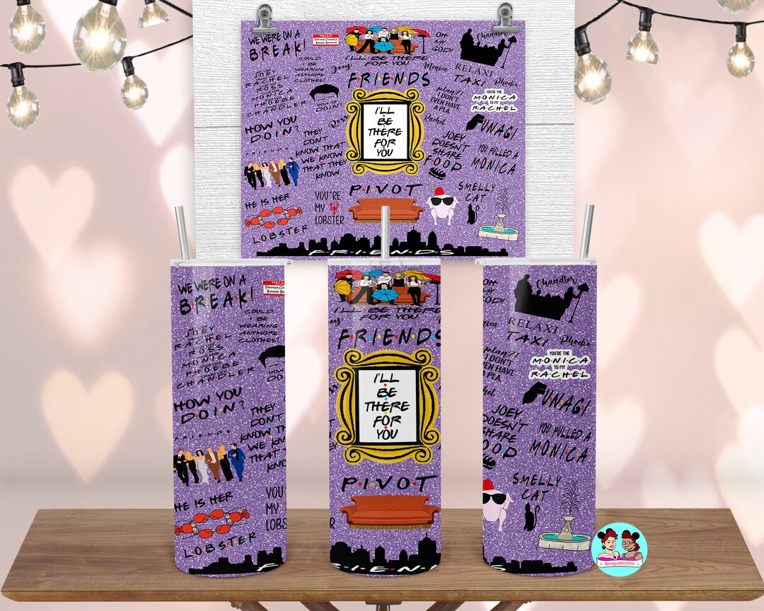 Friends Tumbler, Cup, Sitcom Tumbler, Friends Cup, Travel Cup, Best ...