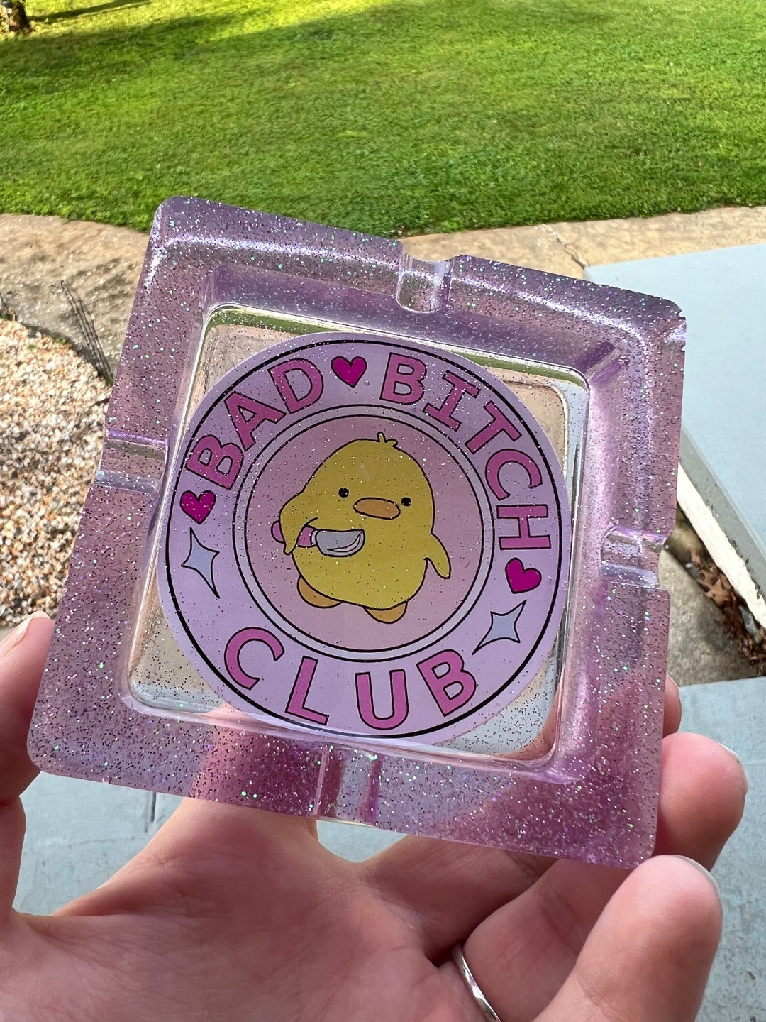 Funny Meme Resin Art Ashtray - Etsy