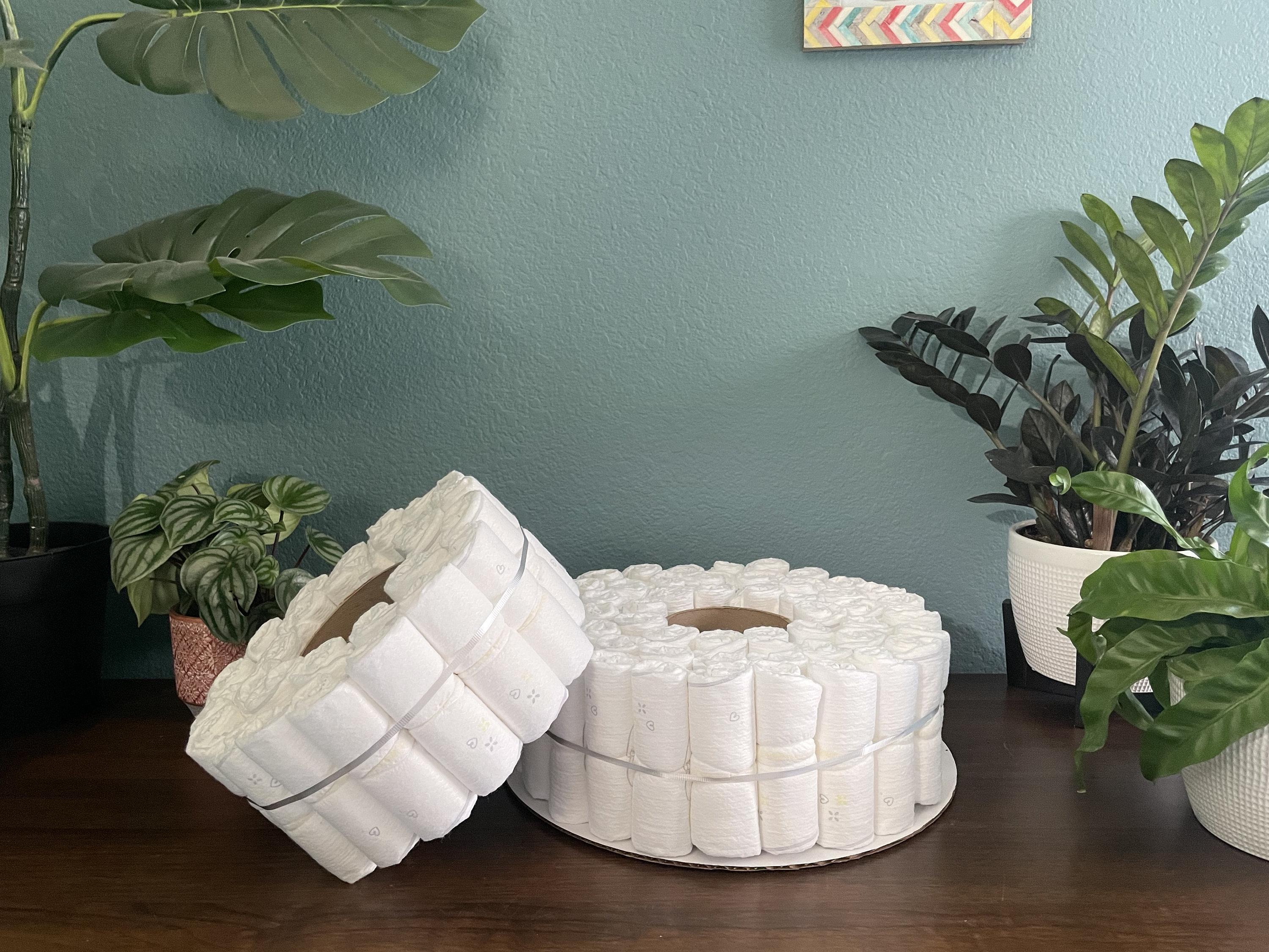 Happy Hippo Diaper Cake- 2 Tier - Etsy