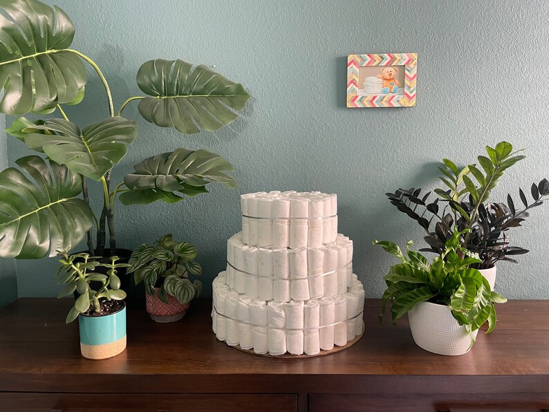 Dashing Blue Dragon Diaper Cake- 3 Tier - Etsy