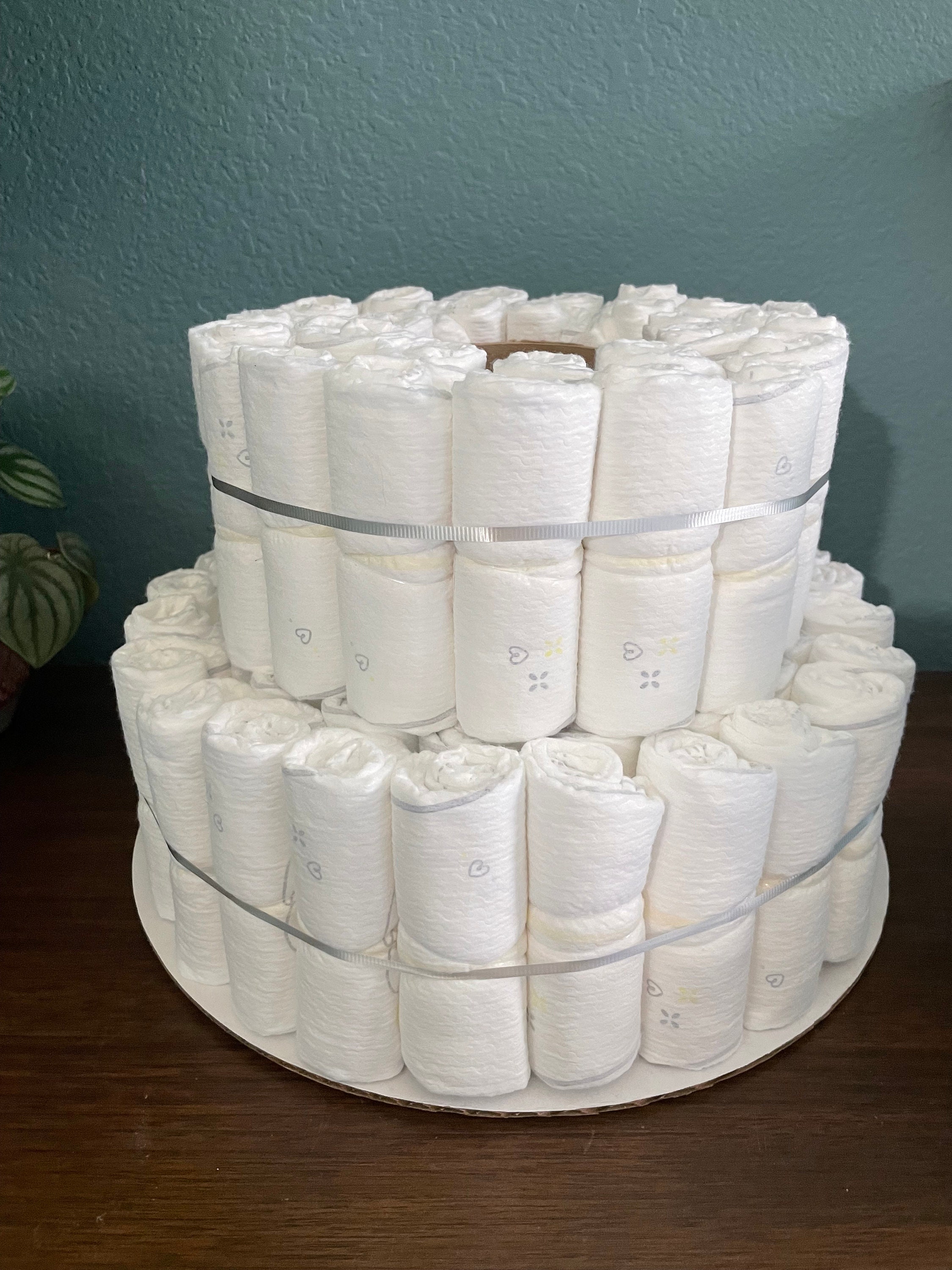 Happy Hippo Diaper Cake- 2 Tier - Etsy