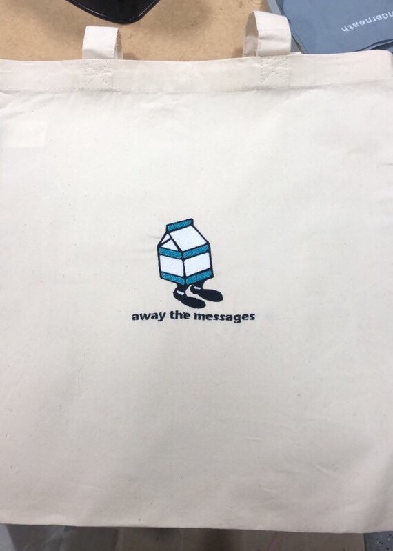 Away the Messages Tote Bag | Etsy
