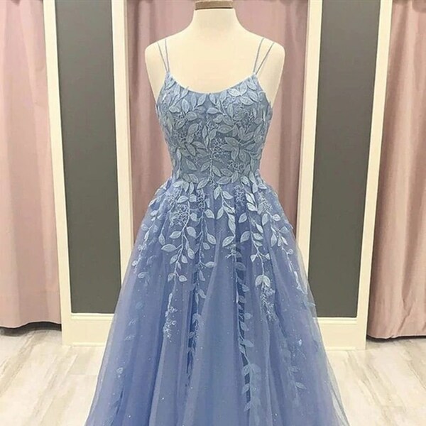 A Line Prom Dress - Etsy