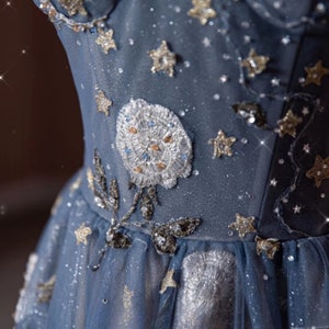 Beautiful Starry Sky Lace Prom Dresses A-line Princess Tulle - Etsy Canada