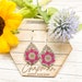 Mendi Earring SVG / Floral Earring SVG / Laser File / Earring File - Etsy