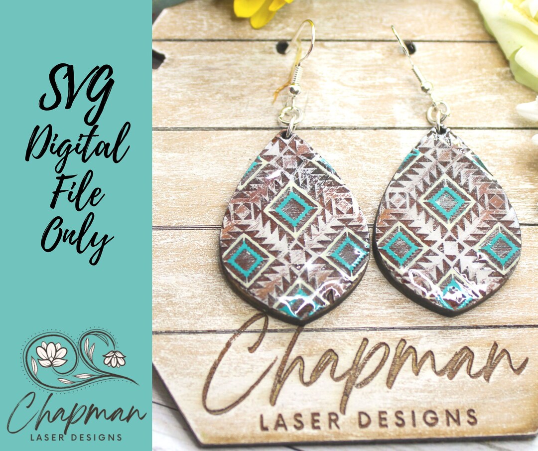 Western Style Earring Design / BOHO Tribal Inspired Earring File ...