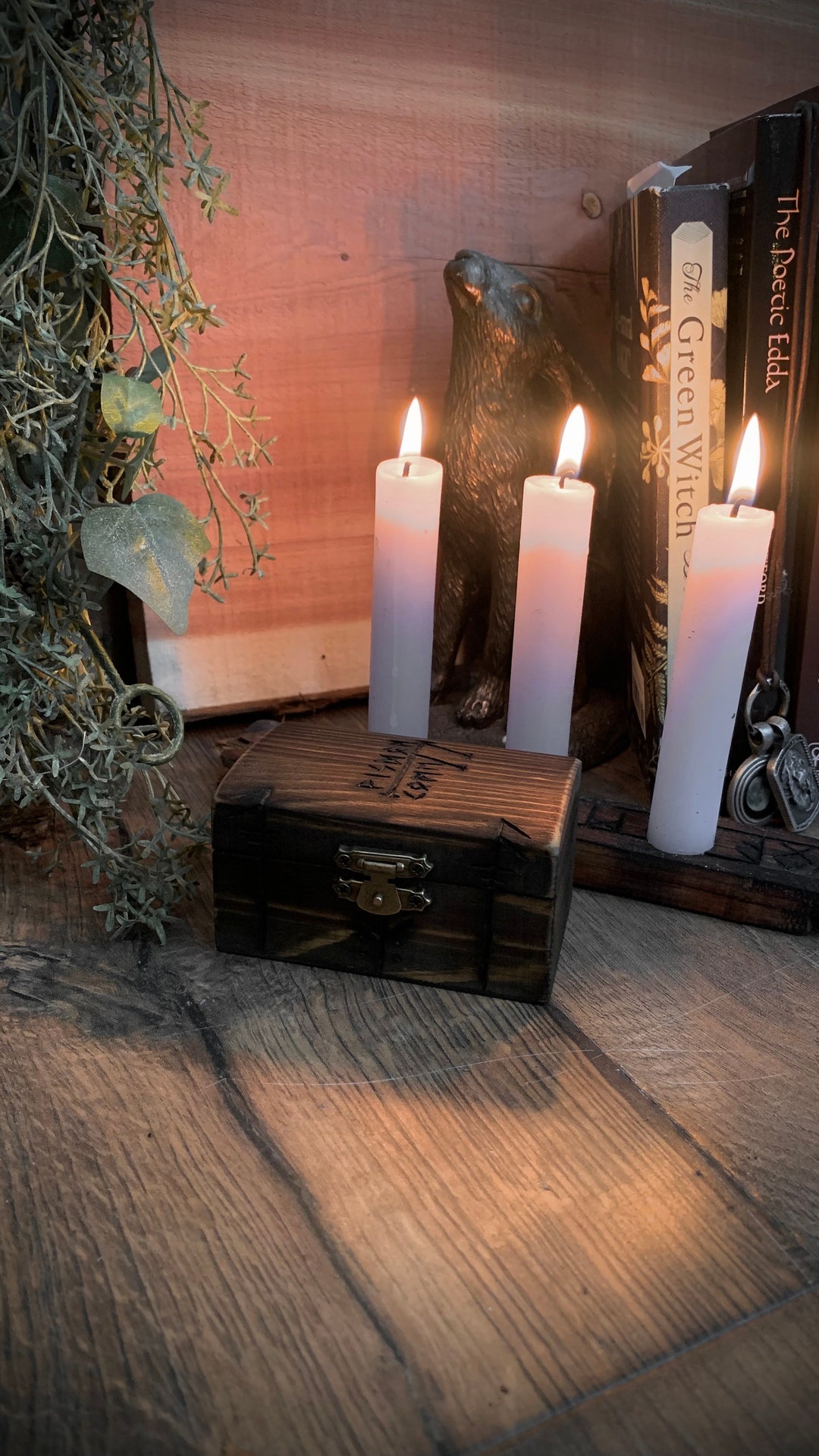 Honoring Odin | Norse Pagan | Rune Container | Offering Box | Tyr ...