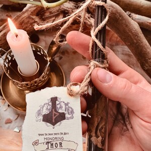 Honoring Thor | Norse Pagan Viking Incense Sticks X 9 | Odin | Freya ...