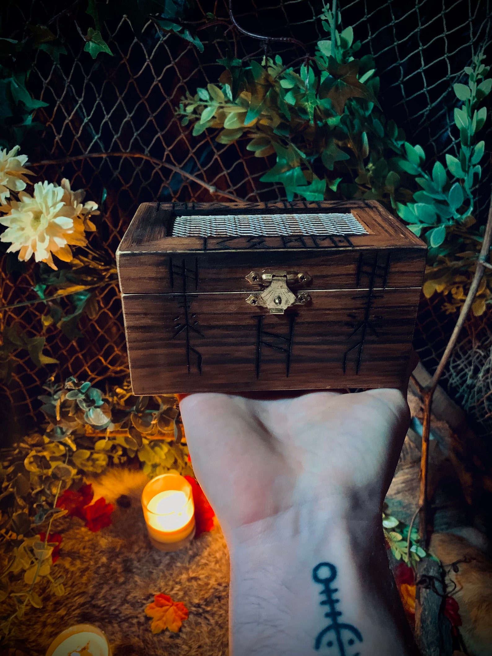 Viking Norse Pagan Rune Container Offering Box Altar Tool - Etsy