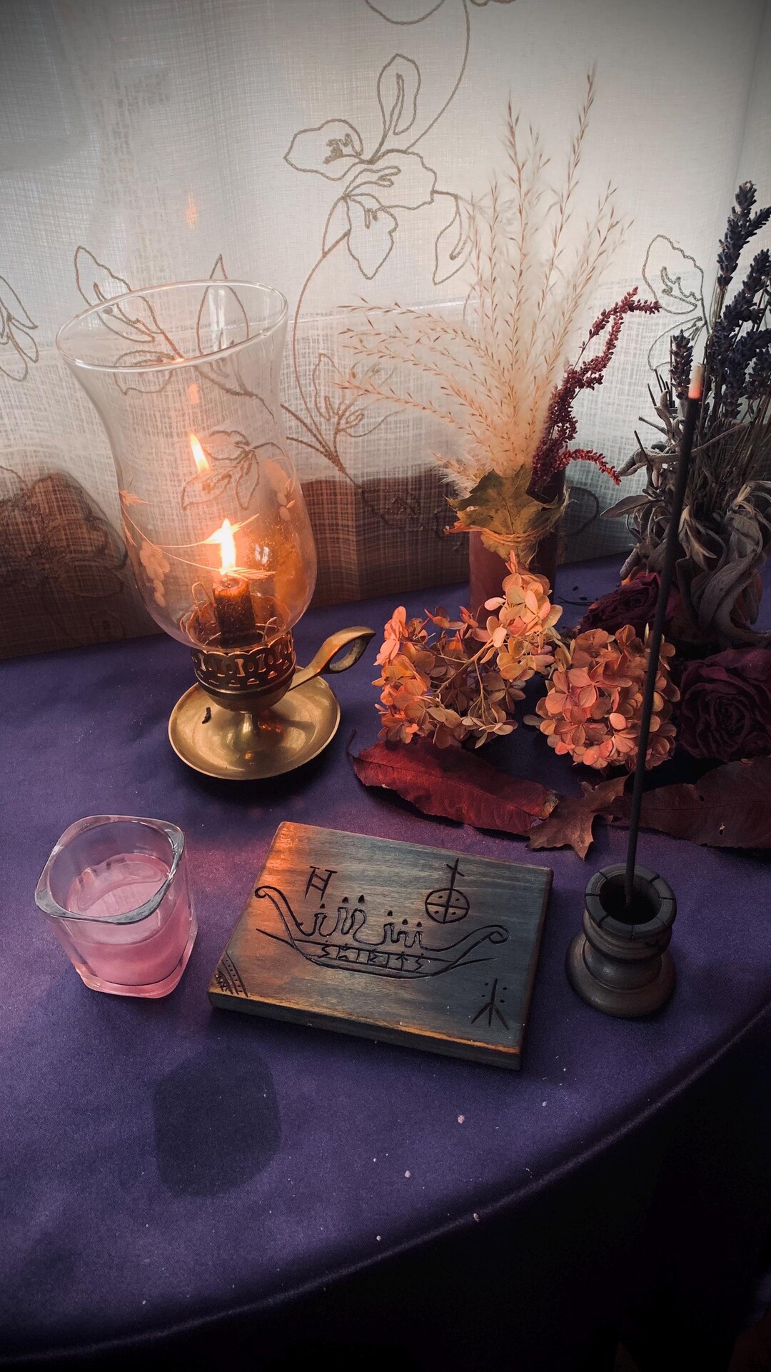 Honoring Hel Incense Holder Offering Plate | Norse Pagan | Odin | Thor ...