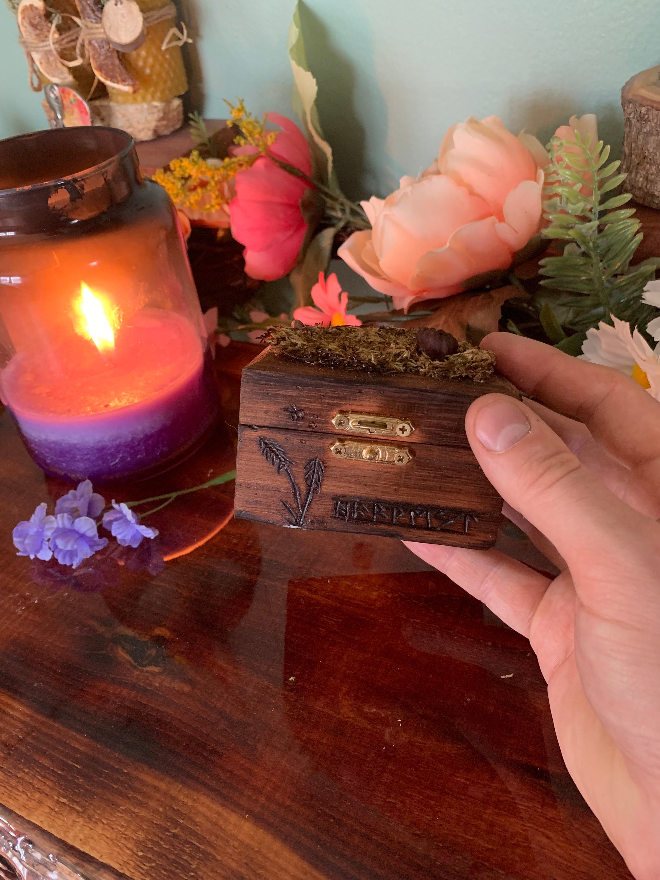 Viking Norse Pagan Smoker Offering Box Altar Tool - Etsy