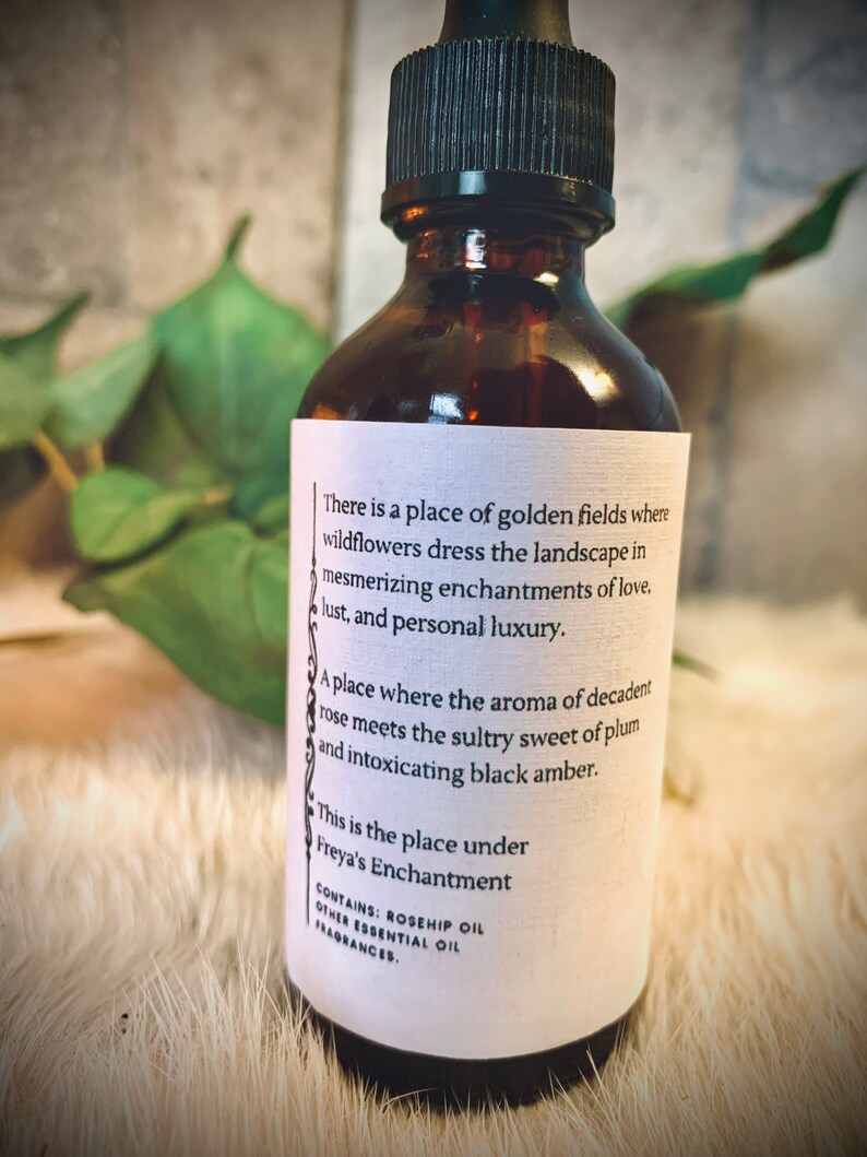 Norse Pagan Body Anointments Oil - Freya's Enchantment - Etsy
