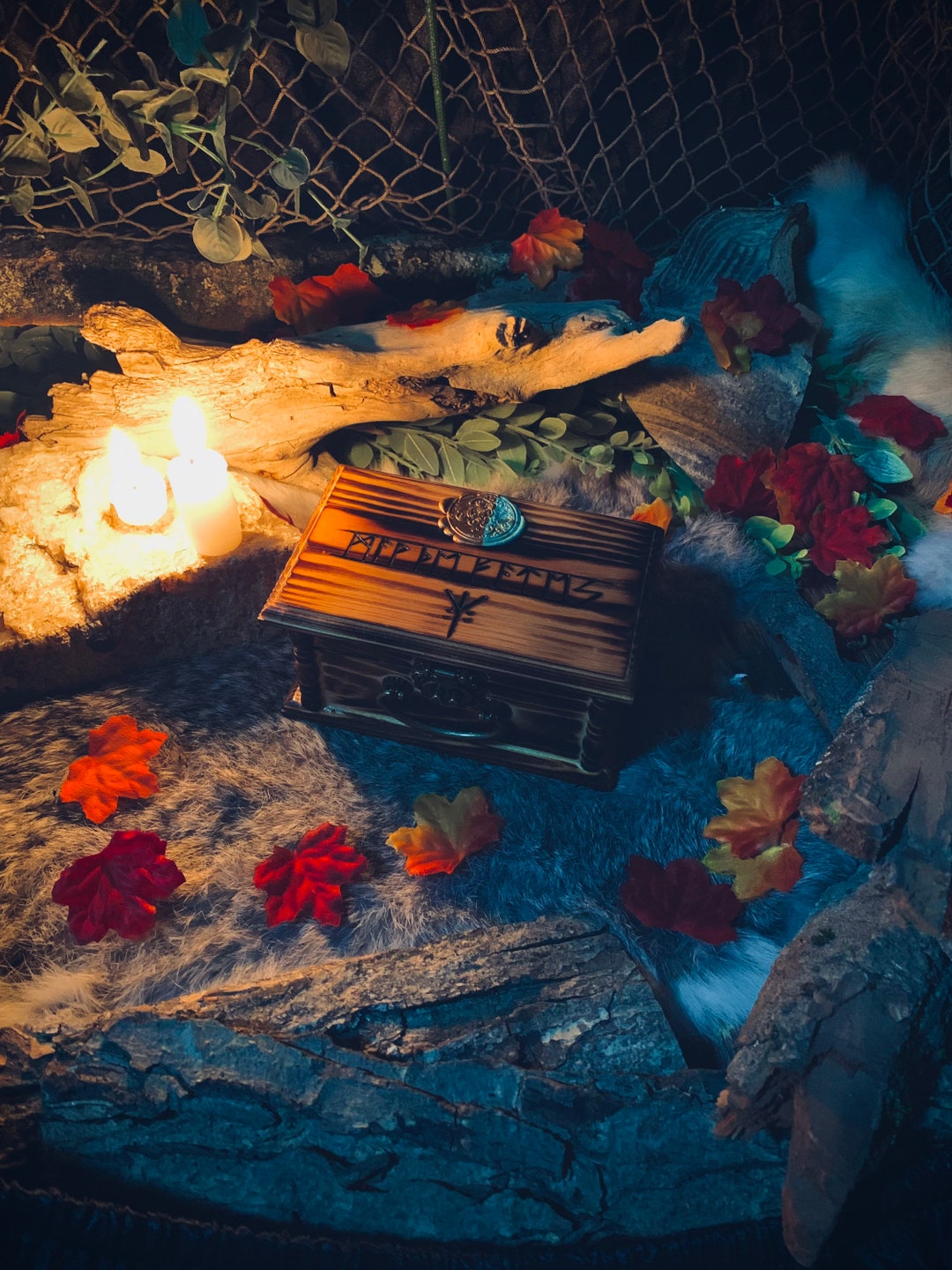 Viking Norse Pagan Rune Container Offering Box Altar Tool - Etsy