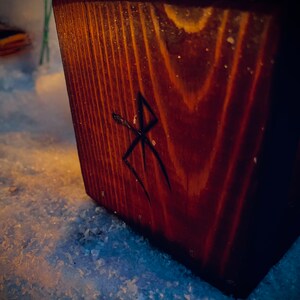 Honoring Freya | Cedar Altar | Norse Pagan | Rune Container | Offering ...