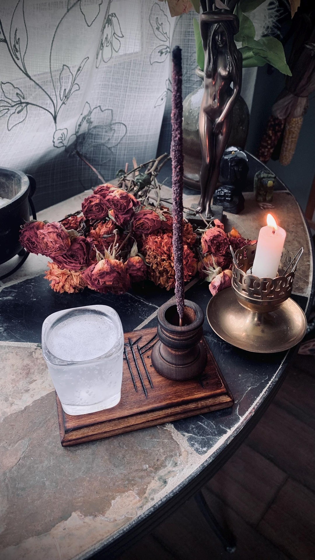 Honoring Freya Incense Holder Offering Plate | Norse Pagan | Odin ...